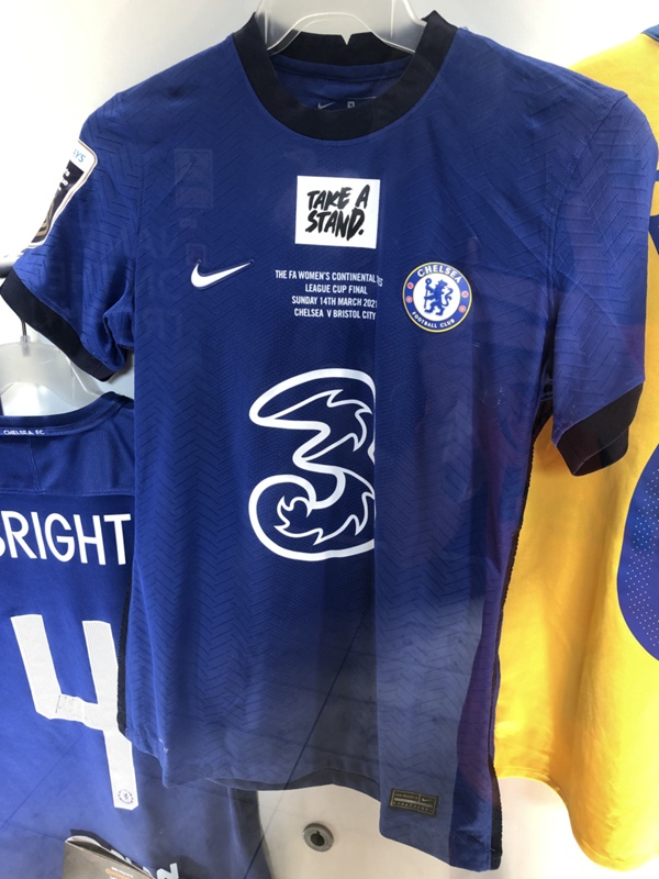 Chelsea Women Match Issue Shirt - Women's League Cup (Conti Cup) Final ...