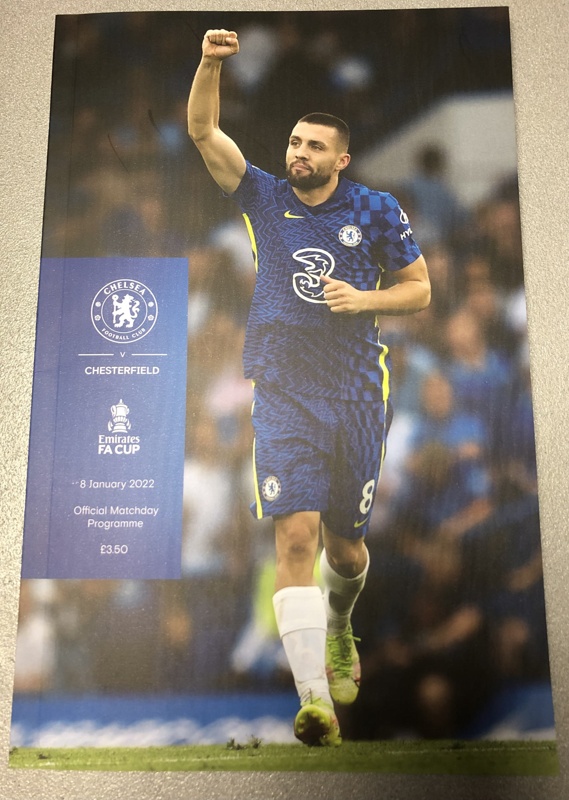 Chelsea FC Vs. Chesterfield - Programme #18 08/01/2022 | eHive