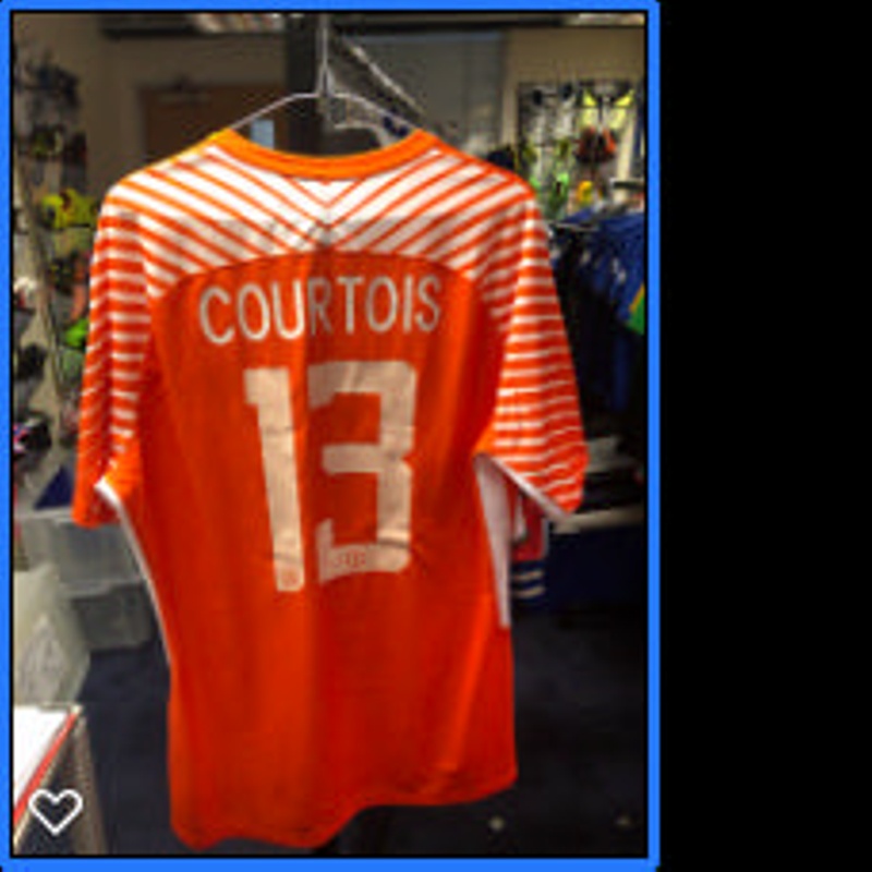 Thibaut Courtois number 13 home goalkeeping shirt 2018 FA Cup Final | eHive