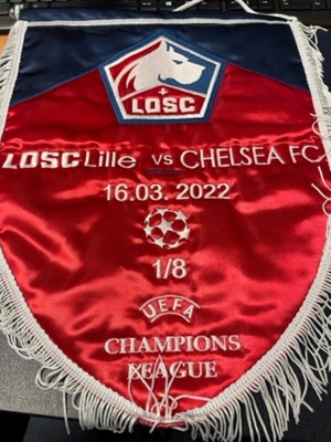 LOSC Lille Vs. Chelsea FC - 2022 - UEFA Champions League Pennant | eHive