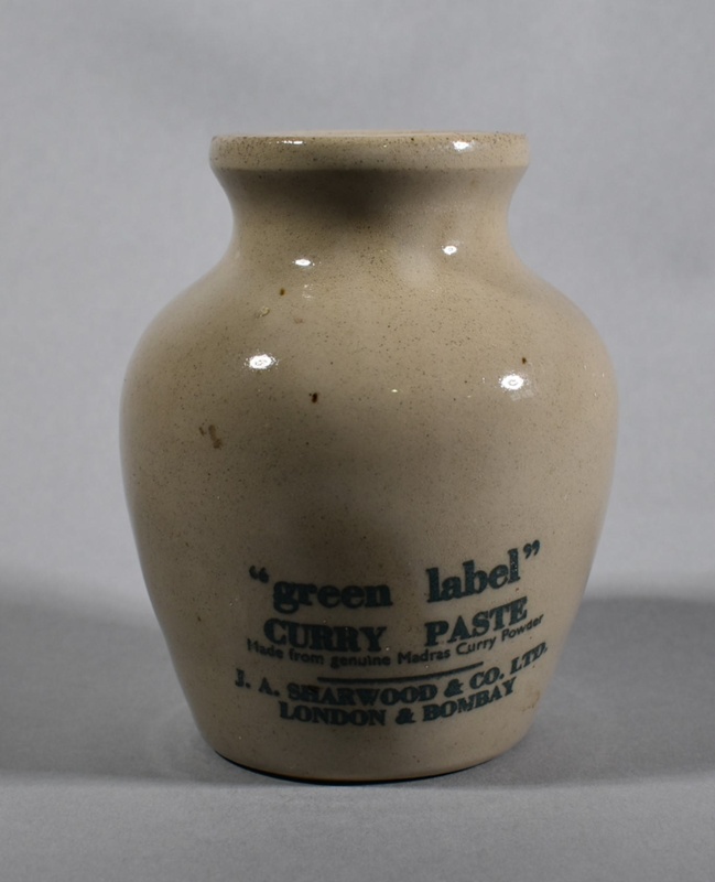 Stoneware curry paste jar; 1900-1950; 2023.1.59 | eHive