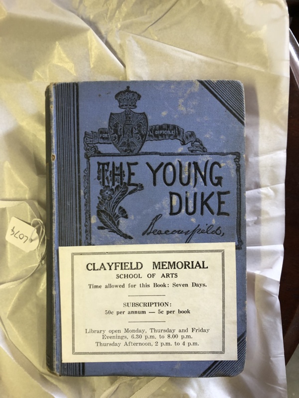 Book - Benjamin Disraeli, Earl of Beaconsfield - The Young Duke ...