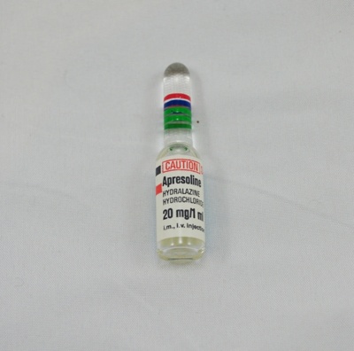 Apresoline, Hydralazine Hydrochloride; T76 | eHive