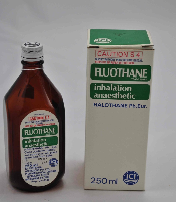 Fluothane; ICI, Imperial Chemical Industries Ltd, Pharmaceuticals ...