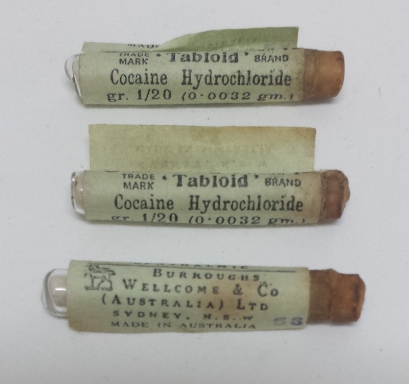 Cocaine Hydrochloride Tabloid (empty); Burroughs Wellcome and Company ...