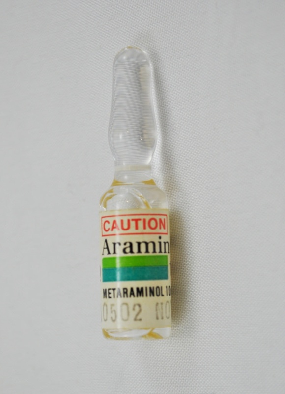 Aramine, Metaraminol; MSD; Prior to November 1985; T151 | eHive