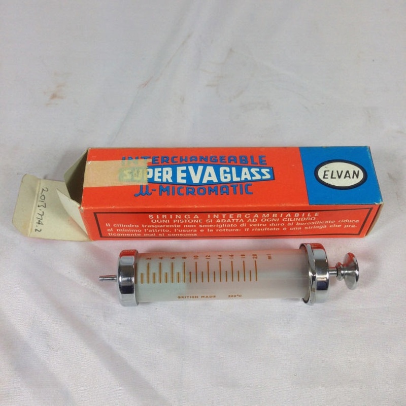 Super EVA Glass Interchangable Syringe; Elvan; 2013.974 | eHive