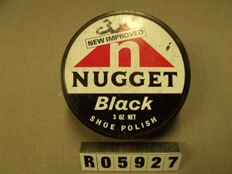 Tin, bootpolish, Nugget Black; Reckitt & Coleman Pty. Ltd.; R05927 | eHive