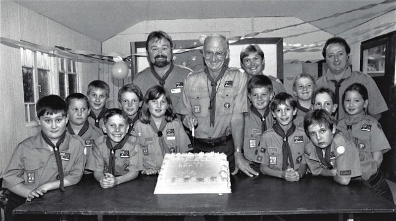 Photograph of the Farewell to John Hartwell (Group Leader) of the Mt ...