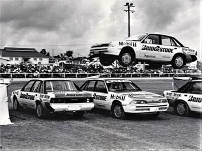 Photographs (3) of the Bridgestone Holden Precision Driving Team ...