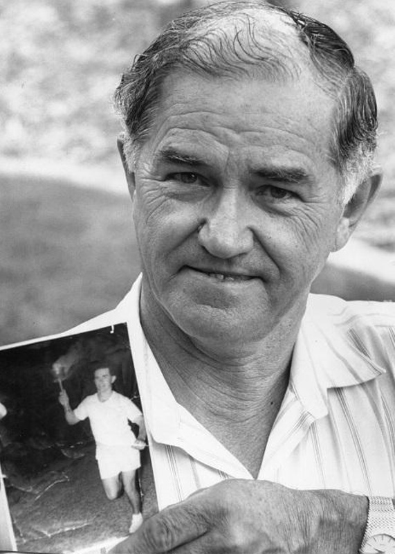 Photograph of George Bowden - Olympic Torch Carrier for 1956 Melbourne ...