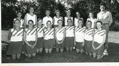 Photograph of Redlands Netball Finals Teams - Falcons versus Meteors at ...