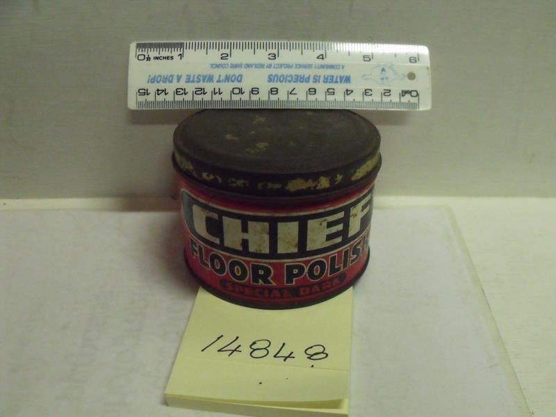 Tin of Floor Polish - "CHIEF"; Chief Polish Pty Ltd; R14848 | eHive