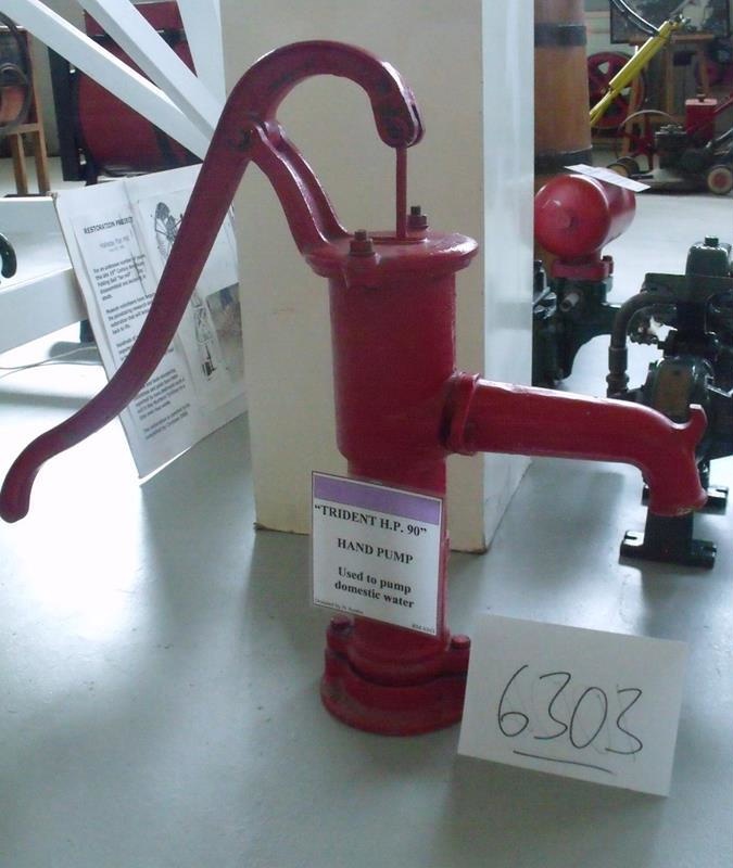 Pump, hand, water 'Trident' ; R06303 | eHive