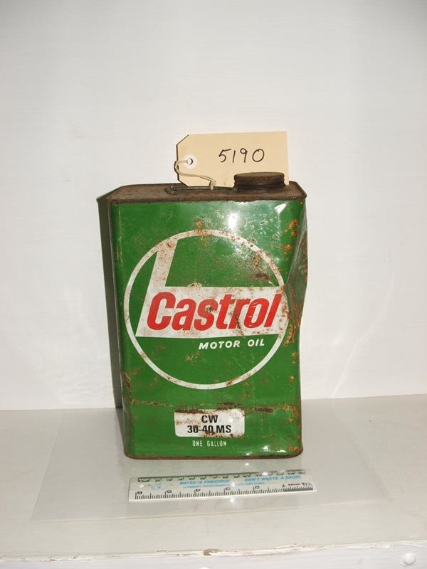 Can - motor oil, Castrol, 1 Gallon; Castrol; R05190 | eHive