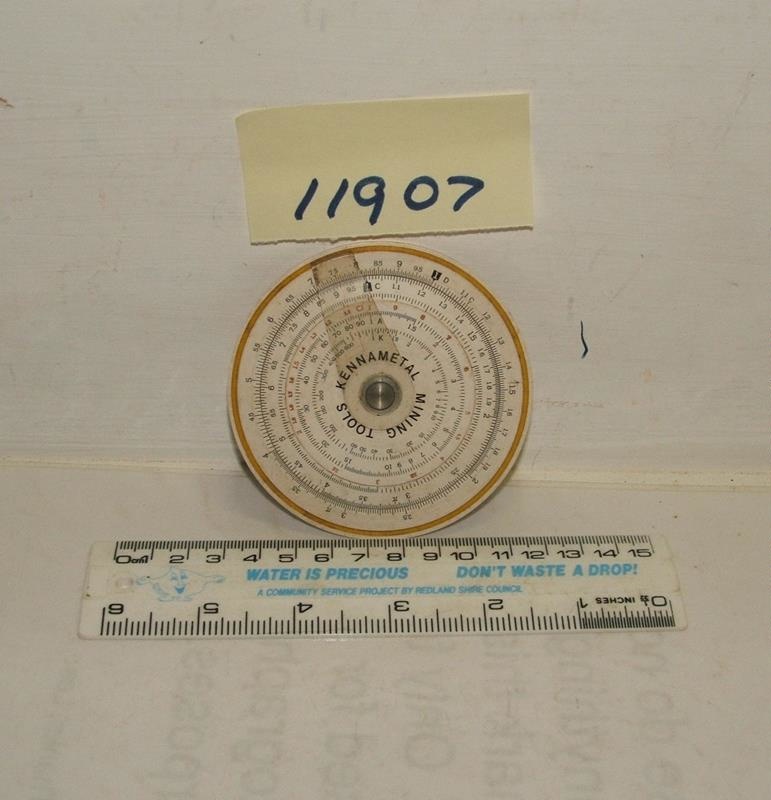 Slide rule - circular; R11907 | eHive