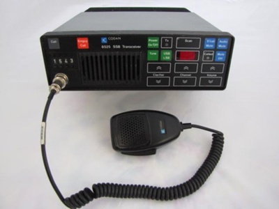 Codan Radio Transceiver & 2 Microphones, Aerial; Codan; R14119 | eHive