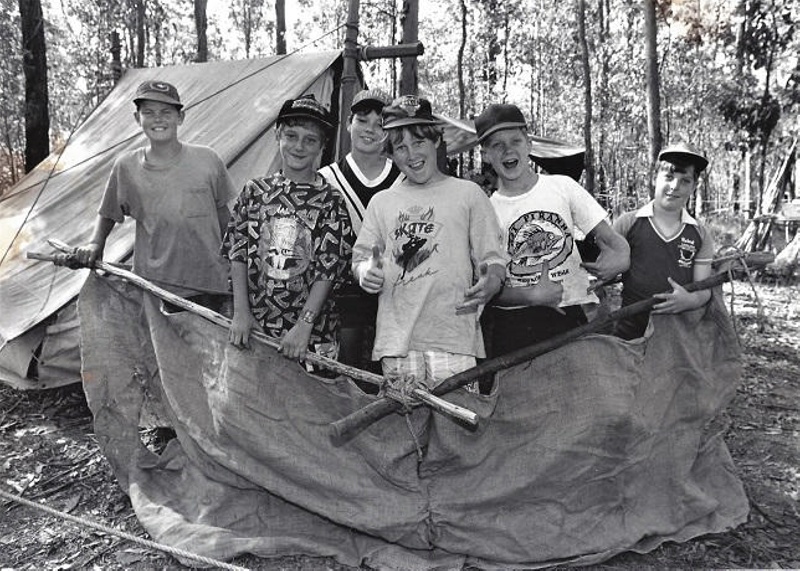 Photograph of District Scout Camp at Karingal Scout Park, Mount Cotton ...