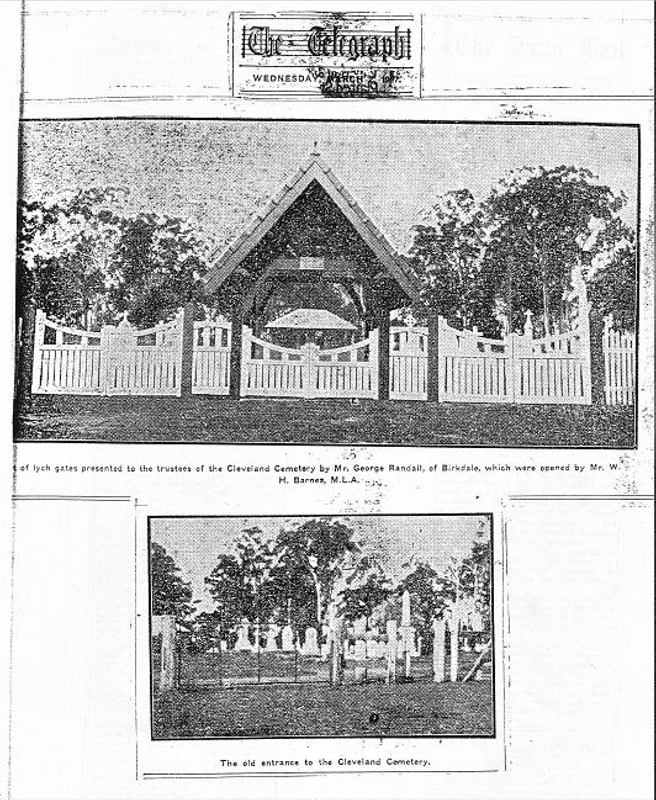 Photographs (3) of Lych Gates and old entrance of Cleveland Cemetery ...