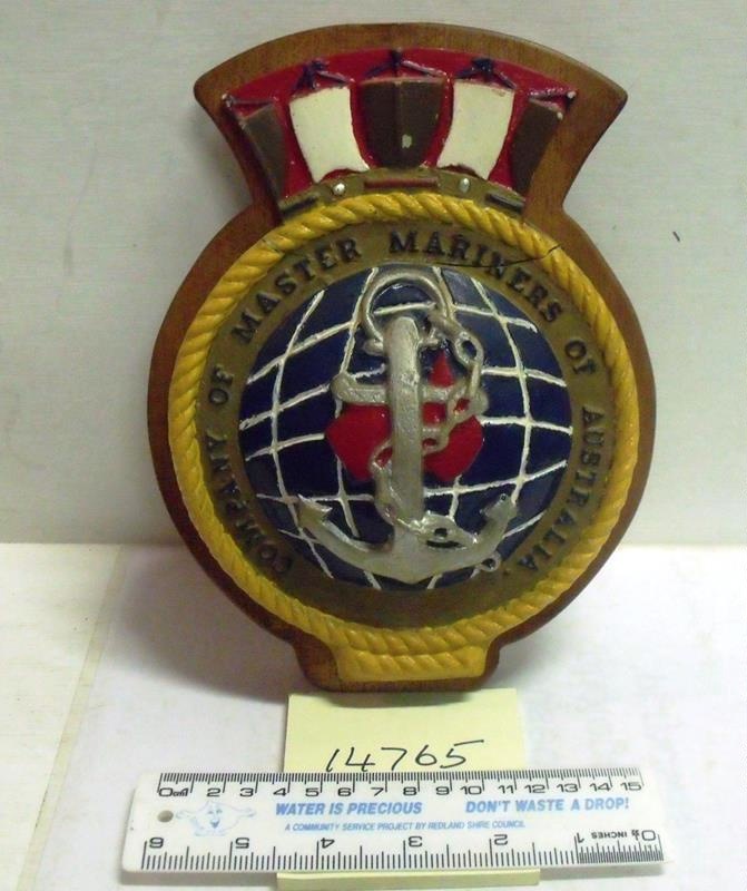 Plaque - Company of Master Mariners of Australia; R14765 | eHive