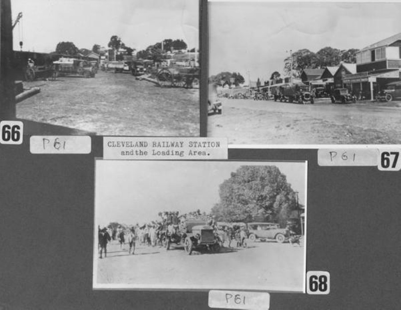 Photographs (3) of views around Cleveland Railway Station showing the ...