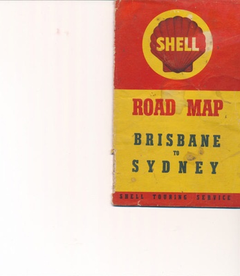 Shell road map Brisbane to Sydney; Shell Touring Service; L3885 | eHive