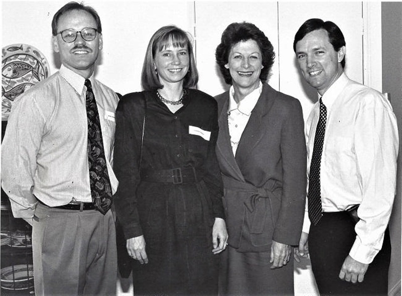 Photograph of Roisin Goss (Wife of Premier of Wayne Goss - 2nd from ...