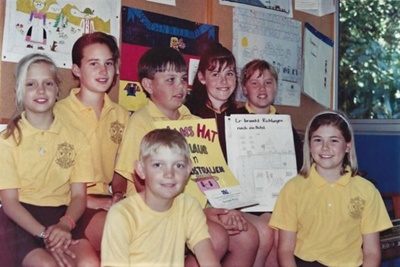 Photograph of Victoria Point State School 1992 LOTE winners; Bayside ...