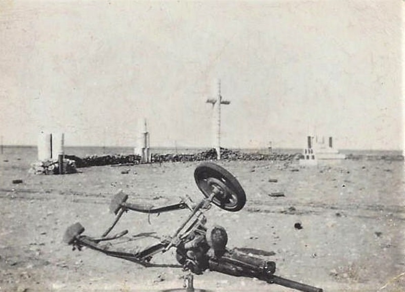 Photographs (2) of "El Alamein" Egypt. Battlefield in Western Desert, World War ... | eHive