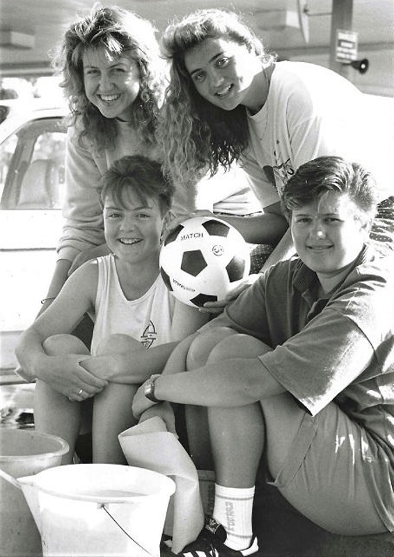 Photograph of Redlands Under 19 Girls Soccer Players selected in the ...