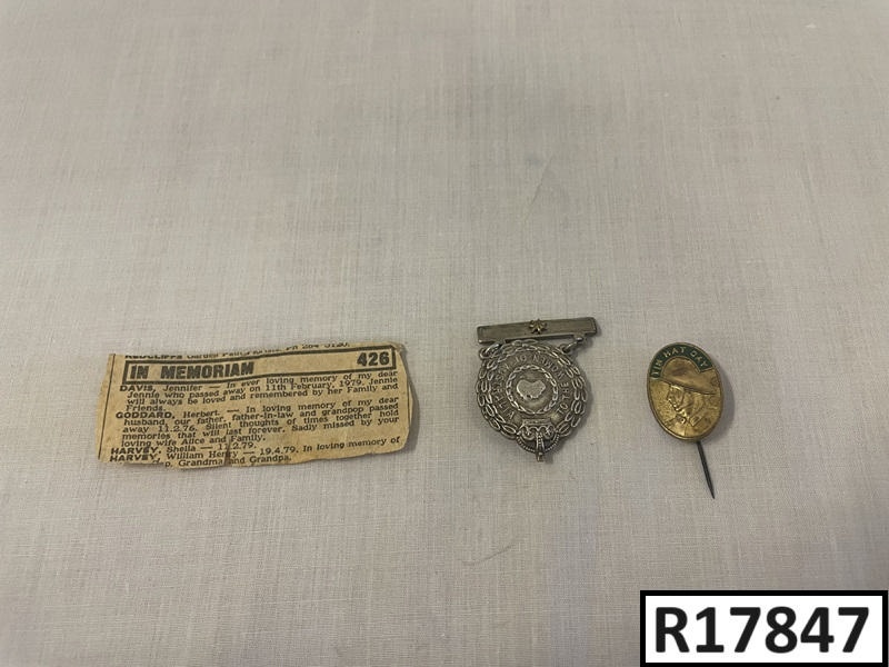 Military badges (2); R17847 | eHive