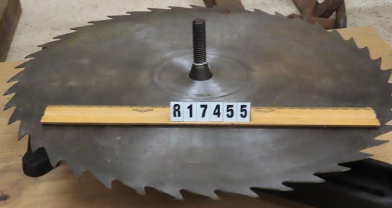 Saw setter with circular saw blade; c.1950s; R17455 | eHive
