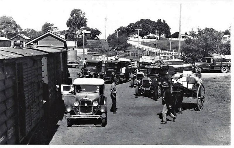 Photographs (5) of views of Cleveland Central Railway Station goods ...