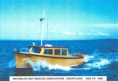 Photographs (15) covering the Waterloo Bay Rescue Association and the ...