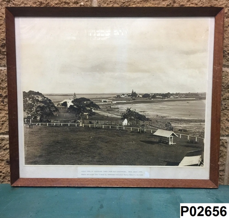 view of Cleveland from the old lighthouse; c 1900; P02656 | eHive