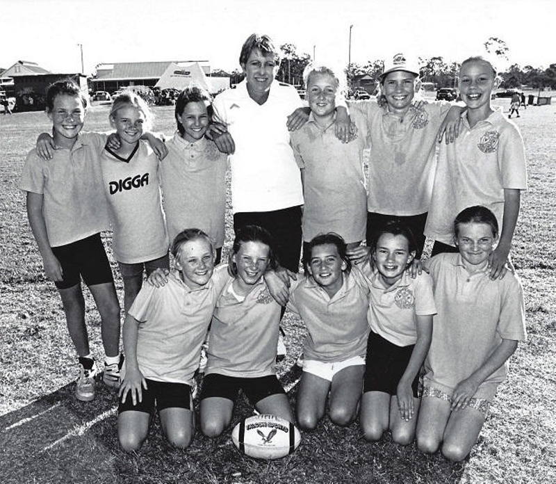 Photographs (3) of Girls' Junior Touch Football Teams, at Cleveland ...
