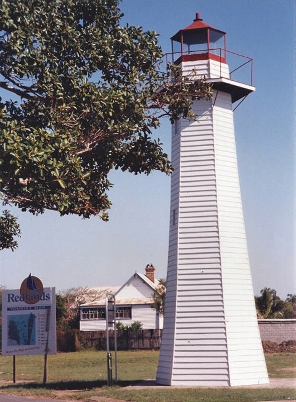 Photograph of a recent view of Cleveland Point Lighthouse; ca. 2010's ...
