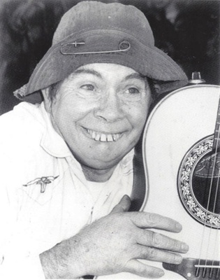 Photograph of Singer/Comedian, Chad Morgan, performing in the Redlands ...