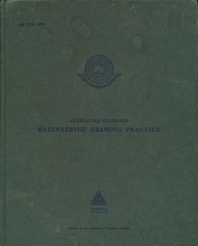 Australian standard engineering drawing practice; Institution of ...