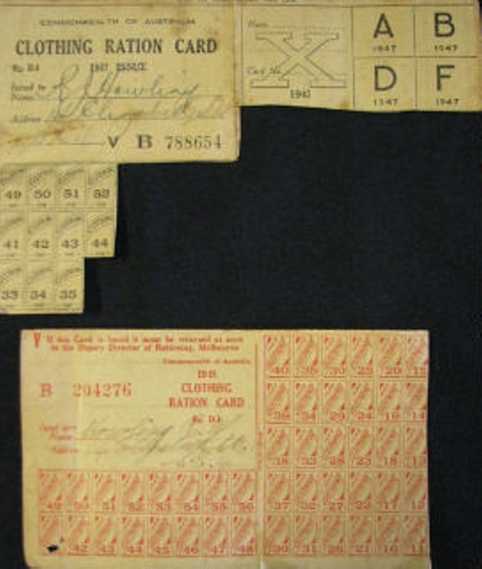 Clothing ration cards; Commonwealth of Australia; L3607 | eHive