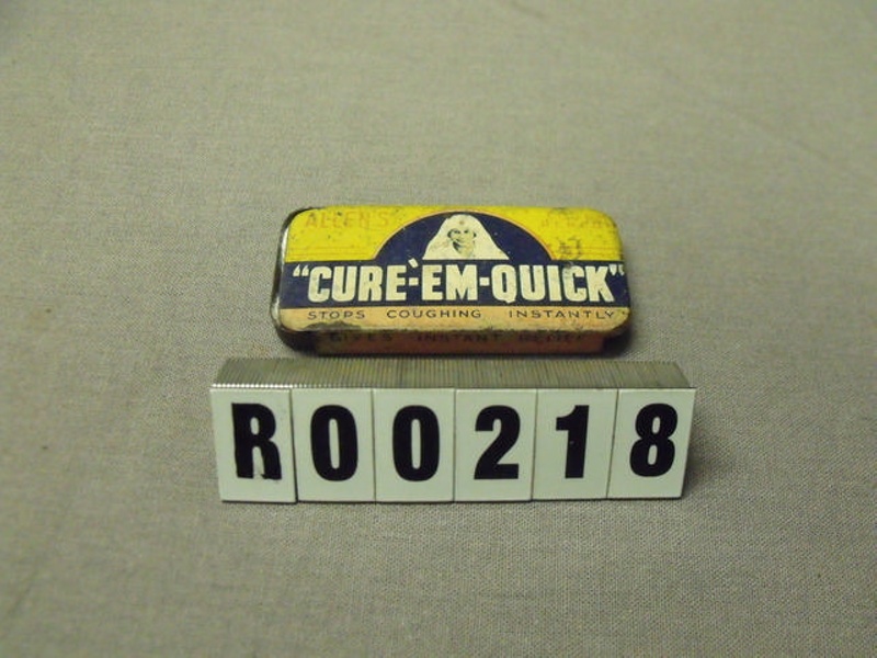 Tin - Cure-em-Quick; Allens; R00218 | eHive