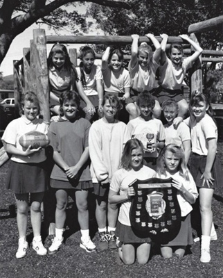 Photograph of 1991 Victoria Point State School Girls Touch Football ...