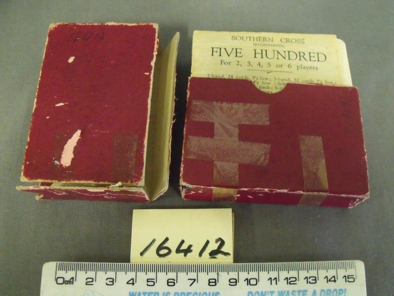 Southern Cross Playing Cards '500'; Southern Cross; R16412 | eHive