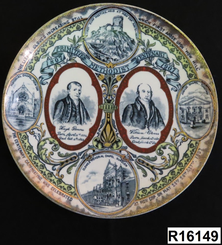 Primitive Methodist Centenary Plate; Wood & Sons; R16149 | eHive