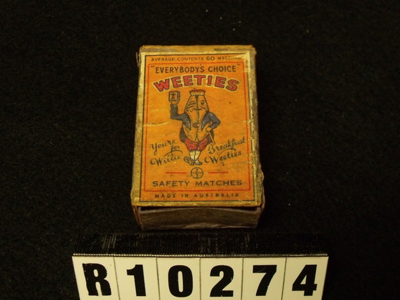 Match box, Weeties; R10274 | eHive