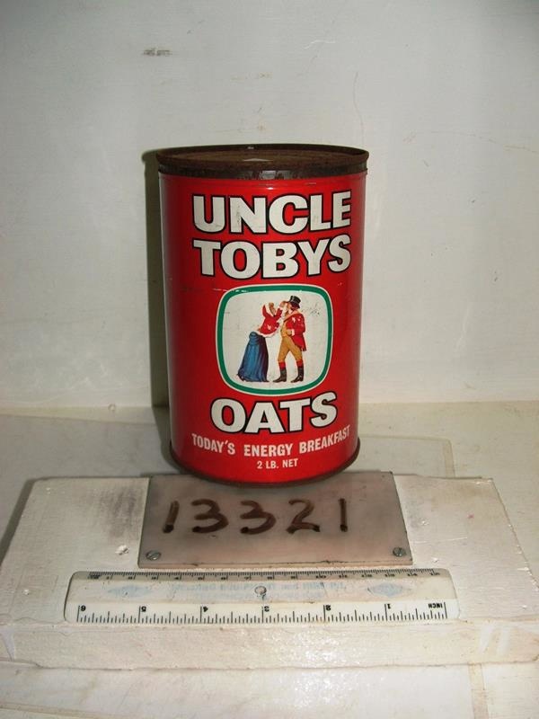 Tin, Uncle Toby's Oats; Clifford Love & Co. Ltd.; R13321 | eHive