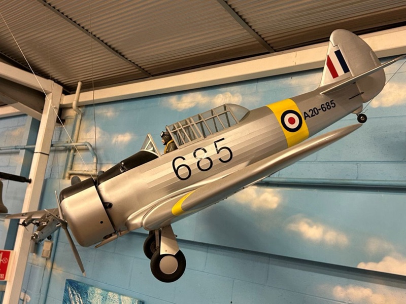 CAC Wirraway Aircraft RAAF A20-685 Model; Assembled by Ron O'Neill ...