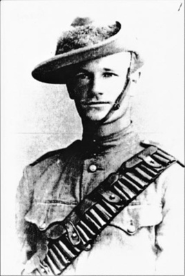 Photograph of Private Arthur Smith upon enlistment in the 6th Unit of ...
