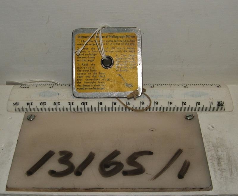Heliograph mirror (3 pcs); 1945; R13165 | eHive
