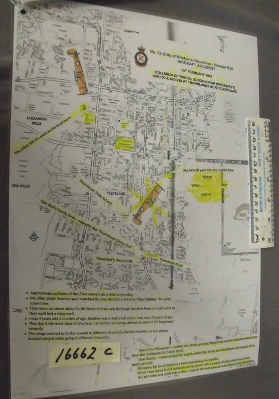 Recollections and map by Don Neil of Wirraway collision over Thornlands ...